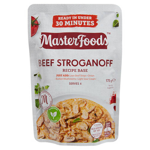 Beef Stroganoff Recipe Base175g